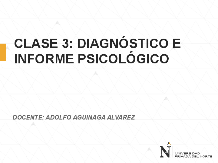 (PDF) DIAGNÓSTICO E INFORME PSICOLÓGICO