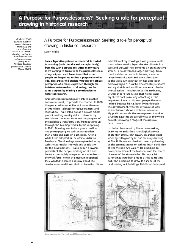 (PDF) A Purpose for Purposelessness? Seeking a role for perceptual ...