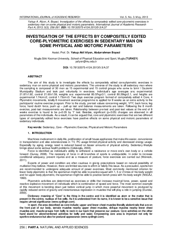 (PDF) Investigation of the effects by compositely edited core ...