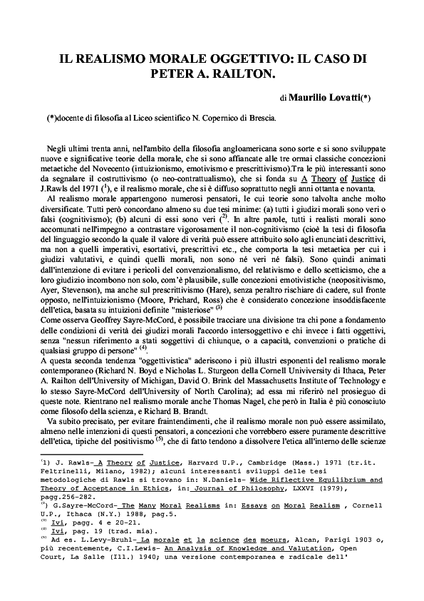 (PDF) Railton's Objective Moral Realism Insights