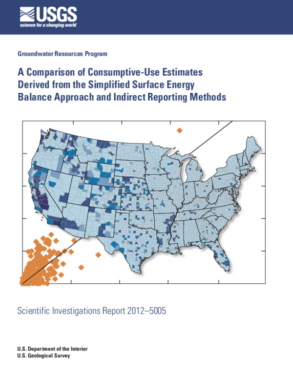 (PDF) A comparison of consumptive-use estimates derived from the ...
