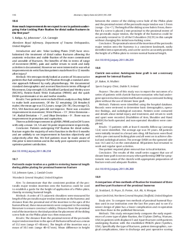 (PDF) Pectoralis major tendon as a guide to restoring humeral length ...