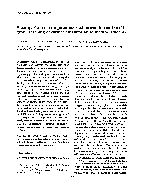 (PDF) A comparison of computer-assisted instruction and small-group ...