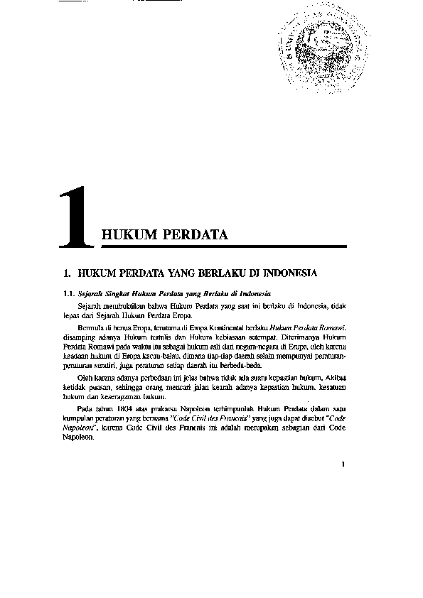 (PDF) Materi Hukum Perdata
