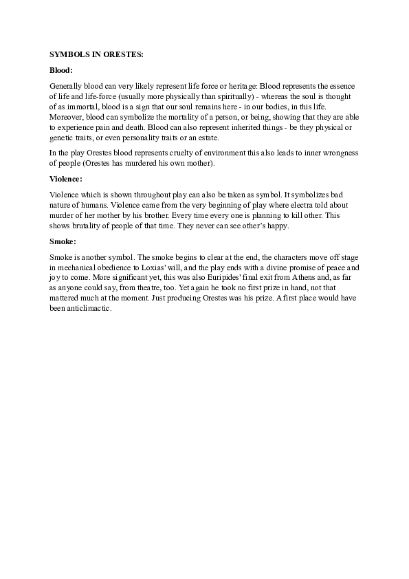 (DOC) SYMBOLS IN ORESTES | Usman Ali - Academia.edu