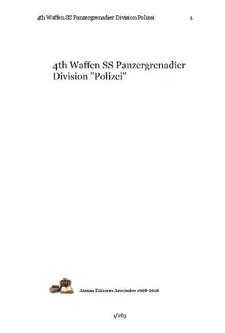 (PDF) 4th Waffen SS Panzergrenadier Division Polizei