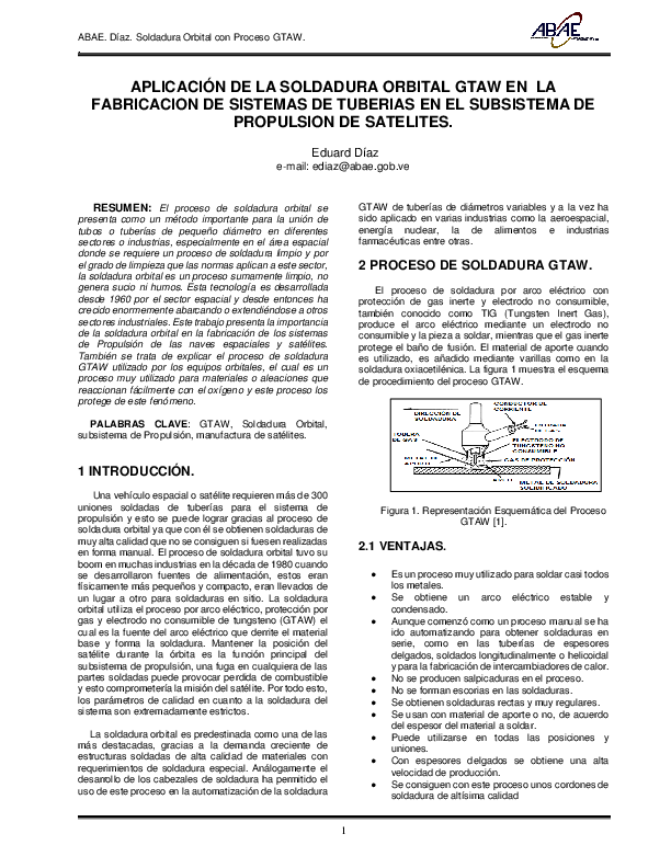 Procedimientos De Soldadura Orbital