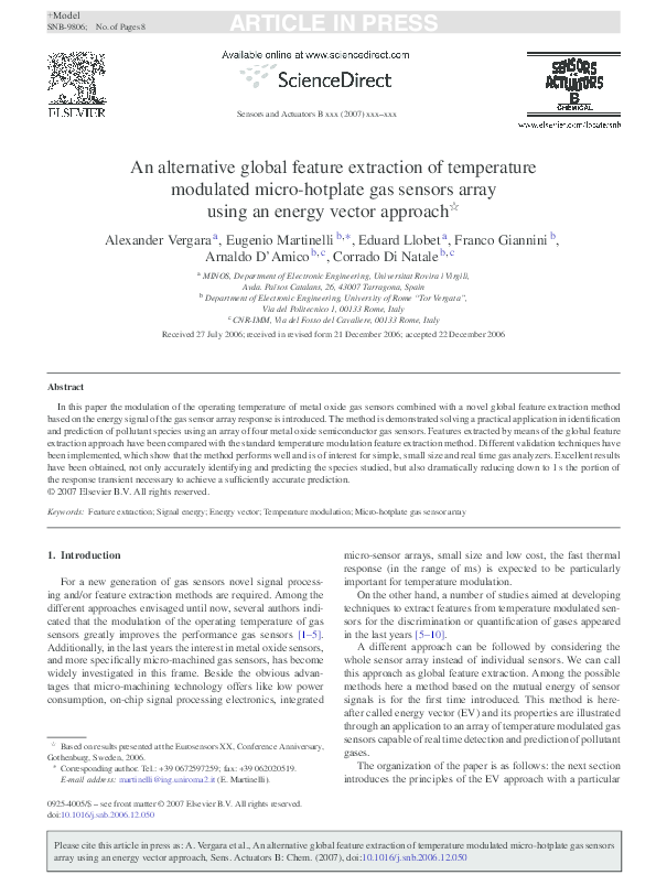(PDF) An alternative global feature extraction of temperature modulated micro-hotplate gas ...