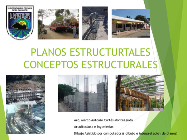(PDF) PLANOS ESTRUCTURTALES CONCEPTOS ESTRUCTURALES