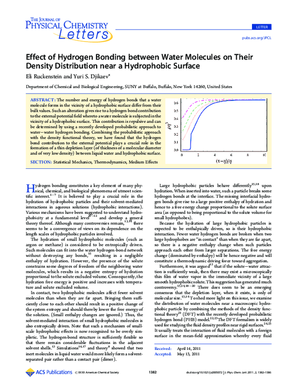 (PDF) Structure and Dynamics of Hydrogen Bonds in the Interface of a C 12 E 6 Spherical Micelle ...