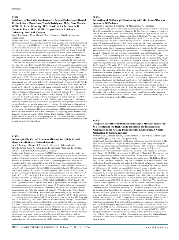 (PDF) Evaluation of 96-hour pH monitoring with the Bravo wireless ...