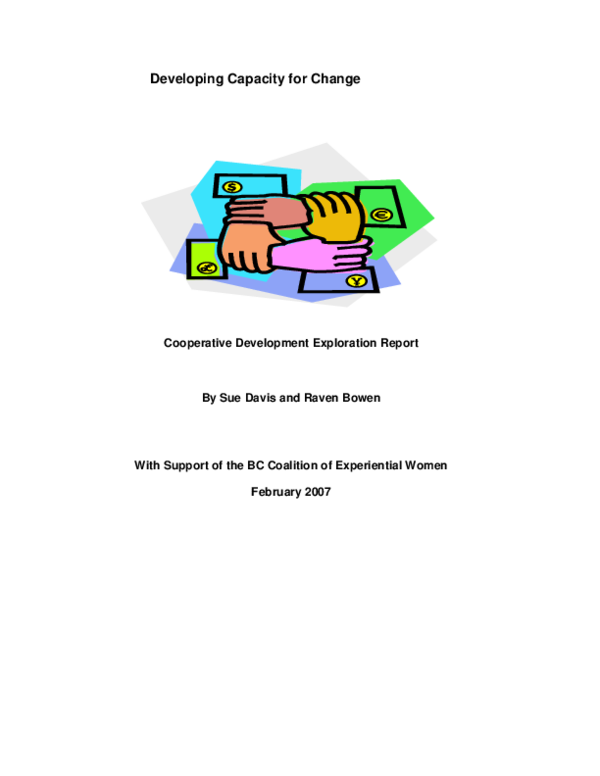 (PDF) Cooperative Development Exploration Report