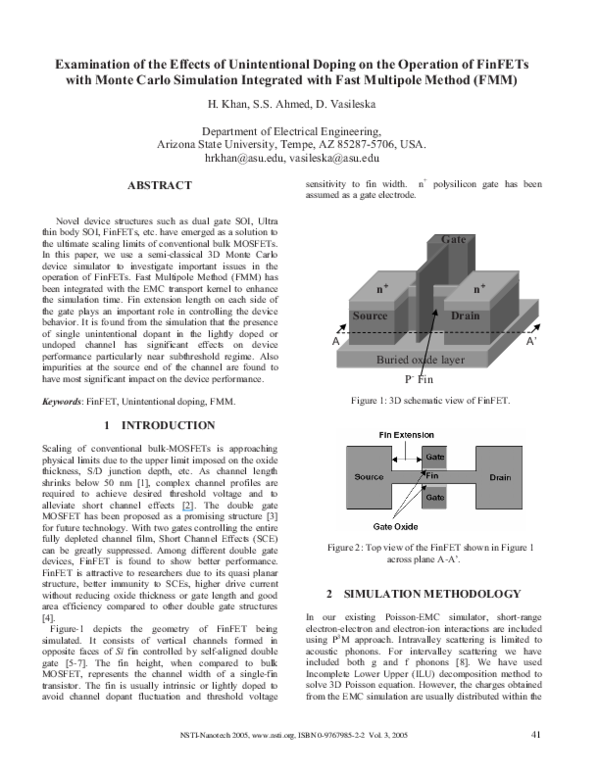 (PDF) Examination of the Effects of Unintentional Doping on the ...