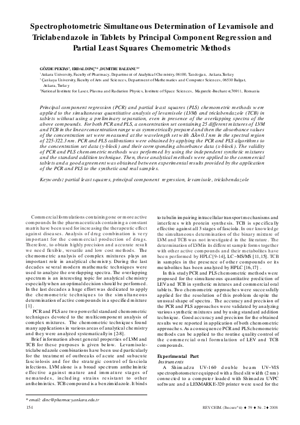 Pdf Spectrophotometric Simultaneous Determination Of Nitrophenol