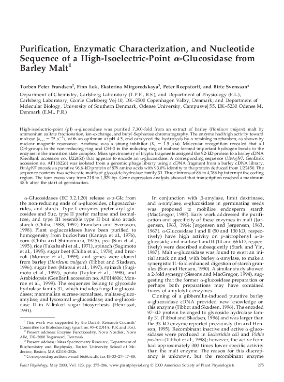 (PDF) Secretory expression of functional barley limit dextrinase by ...