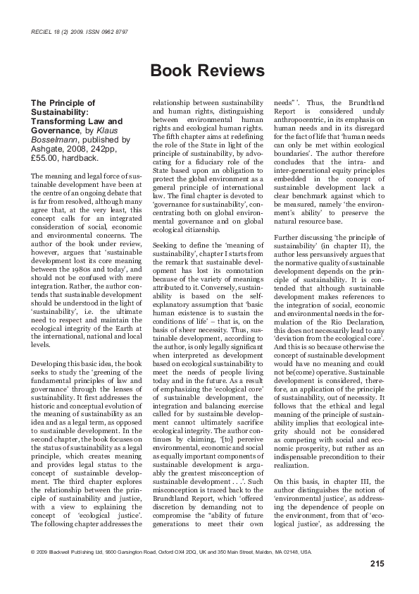 (PDF) Critical Issues in Environmental Taxation: International and ...