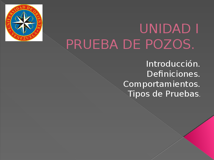 (PPT) PRUEBA DE POZOS