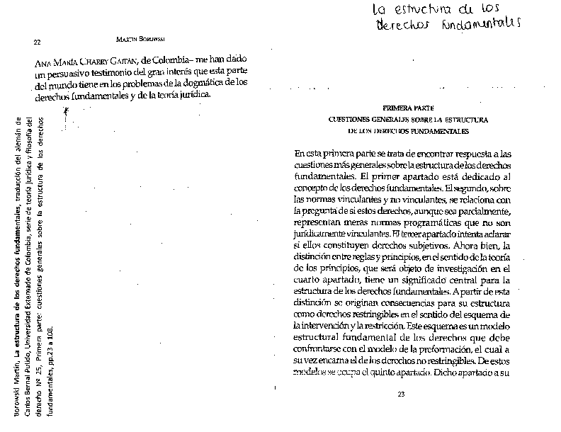 (PDF) La estructura de los derechos fundamentales