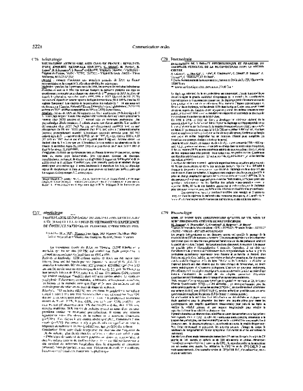 (PDF) Prophylaxie Secondaire Du Rhumatisme Articulaire Aigu (Raa) Chez ...