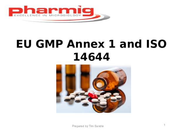 (PPT) EU GMP Annex1 Review