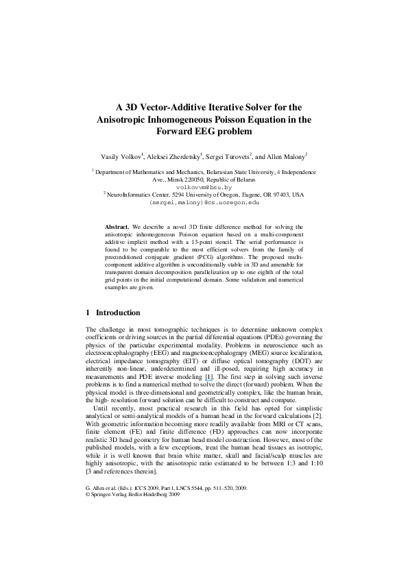 (PDF) A 3D Vector-Additive Iterative Solver for the Anisotropic Inhomogeneous Poisson Equation ...