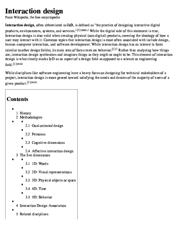 (PDF) Interaction design