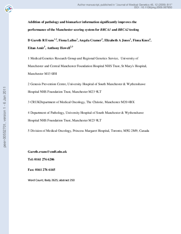 (PDF) Addition of pathology and biomarker information significantly ...