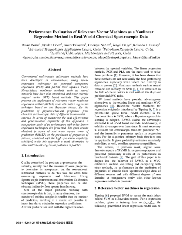(PDF) Performance evaluation of relevance vector machines as a ...