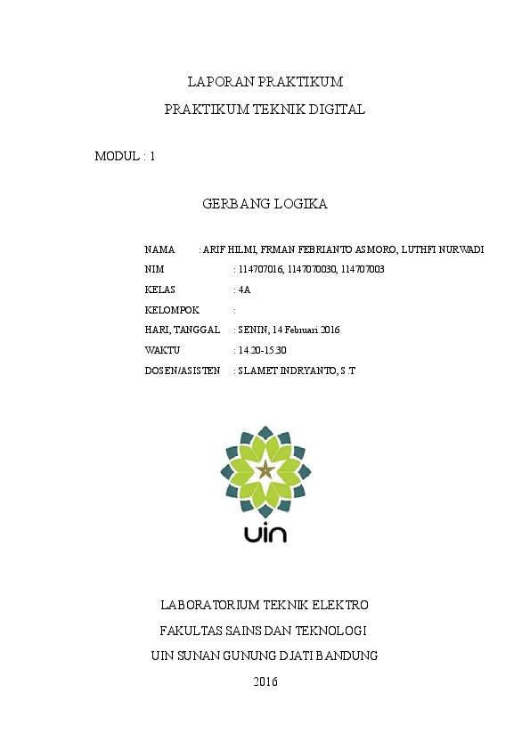 Doc Laporan Praktikum Praktikum Teknik Digital