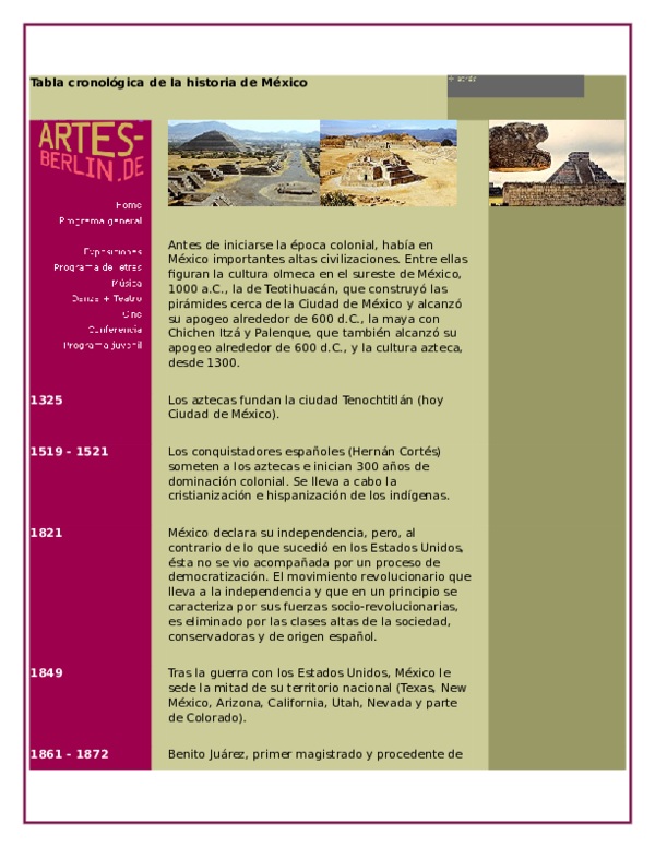 (DOC) Historia de mexico