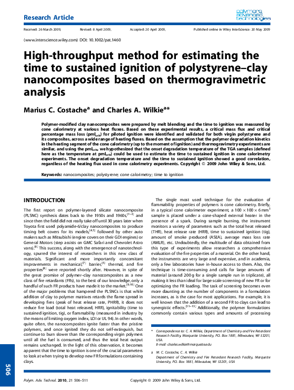 (PDF) High-throughput method for estimating the time to sustained ...