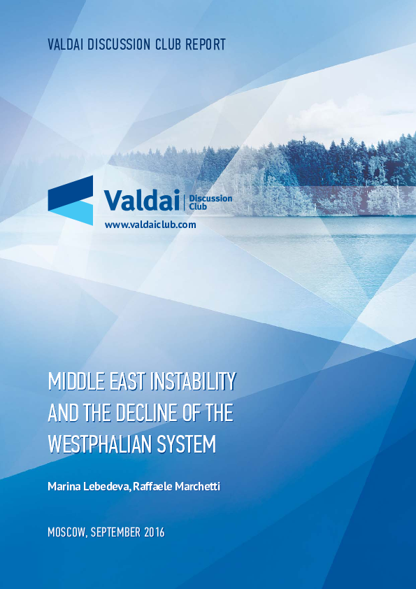 (PDF) MIDDLE EAST INSTABILITY AND THE DECLINE OF THE WESTPHALIAN SYSTEM