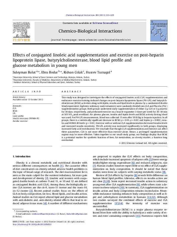 (PDF) Effects of Conjugated Linoleic Acid Supplementation During Resistance Training on Body ...