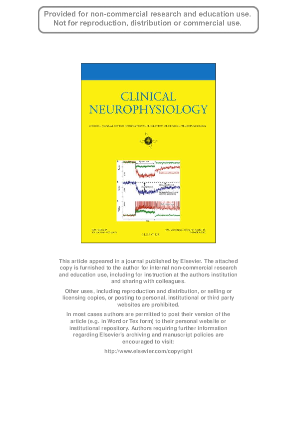 (PDF) Clinical utility of distributed source modelling of interictal ...