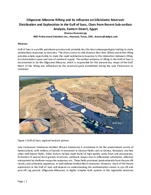 (PDF) Oligocene-Miocene Rifting and its Influence on Siliciclastic ...