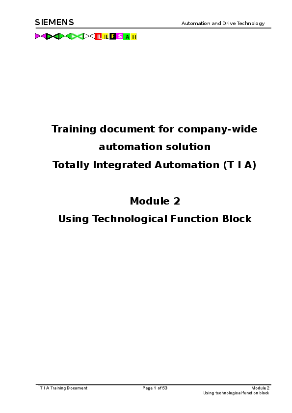 (DOC) Module Training 2 WINCC integrated Siemens Step 7