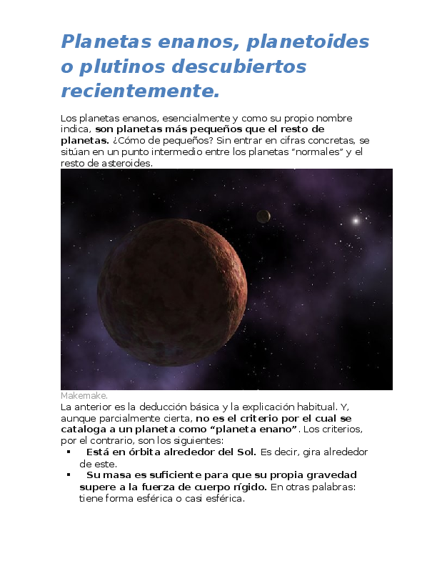 Planetoides Y Asteroides