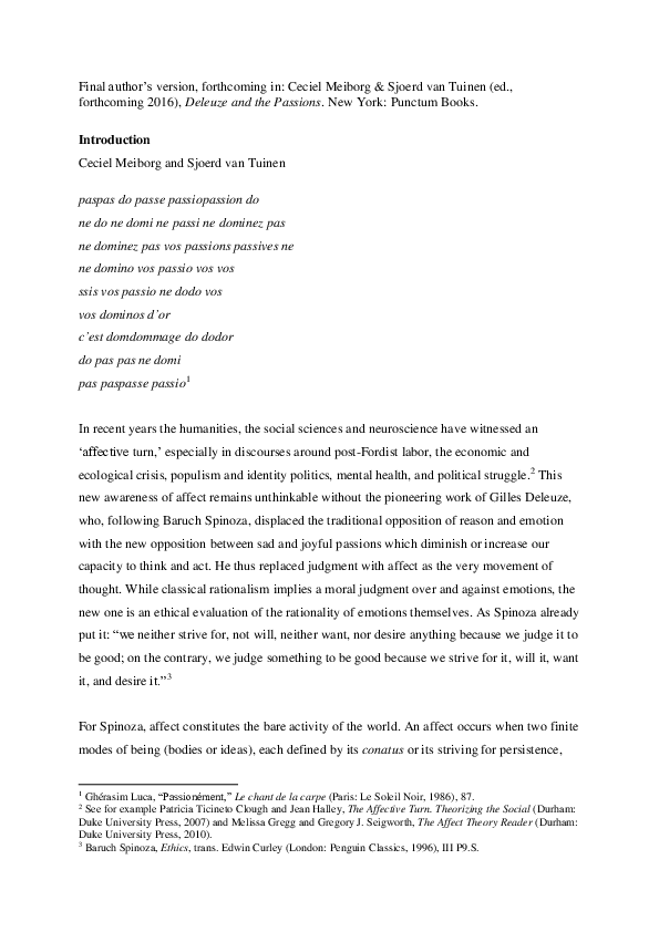 les passions définition