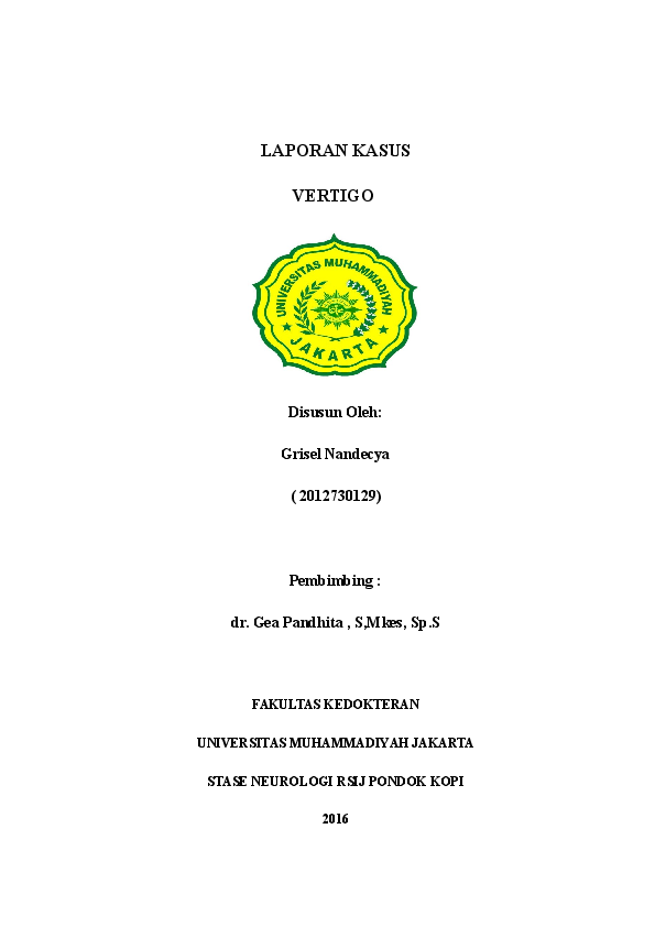 (DOC) LAPKAS BPP-VERTIGO GRISEL RSIJ ponkop