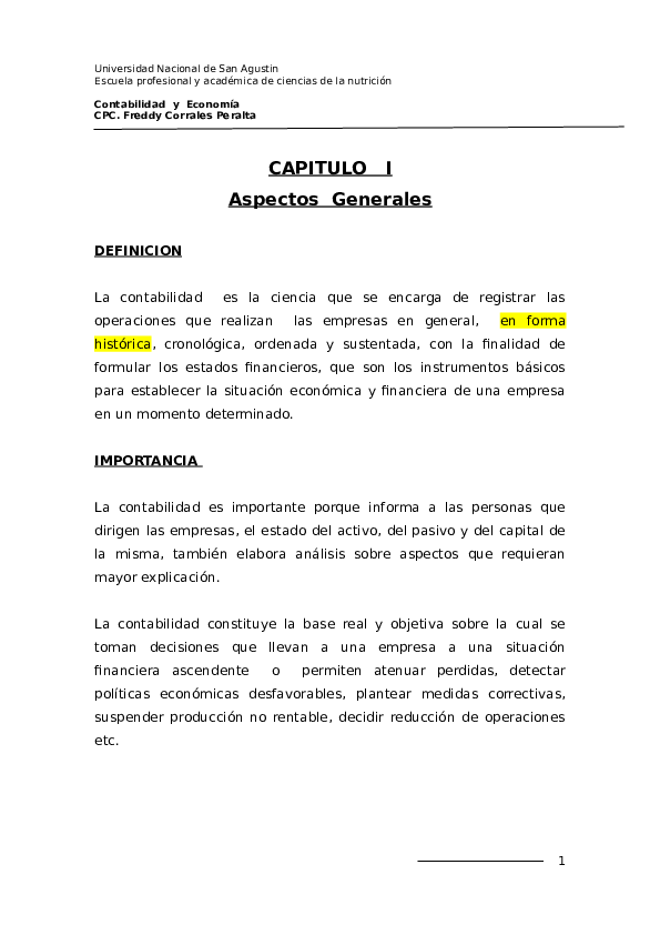 (DOC) CAPITULO I Aspectos Generales