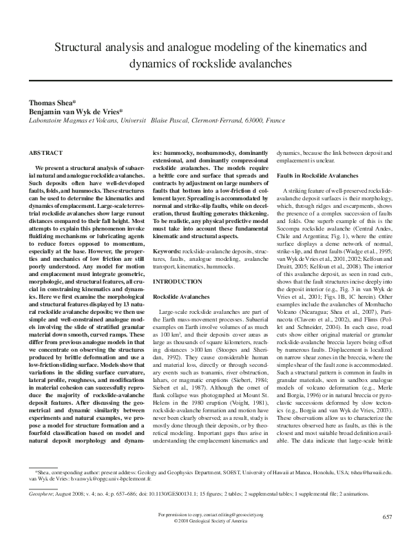 (PDF) Structural analysis and analogue modeling of the kinematics and ...