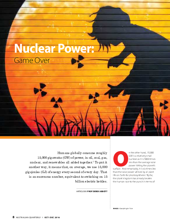 (PDF) Nuclear Power: Game Over