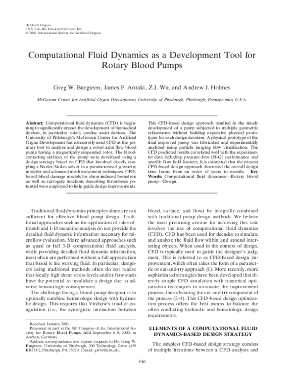 (PDF) Computational Fluid Dynamics as a Development Tool for Rotary ...