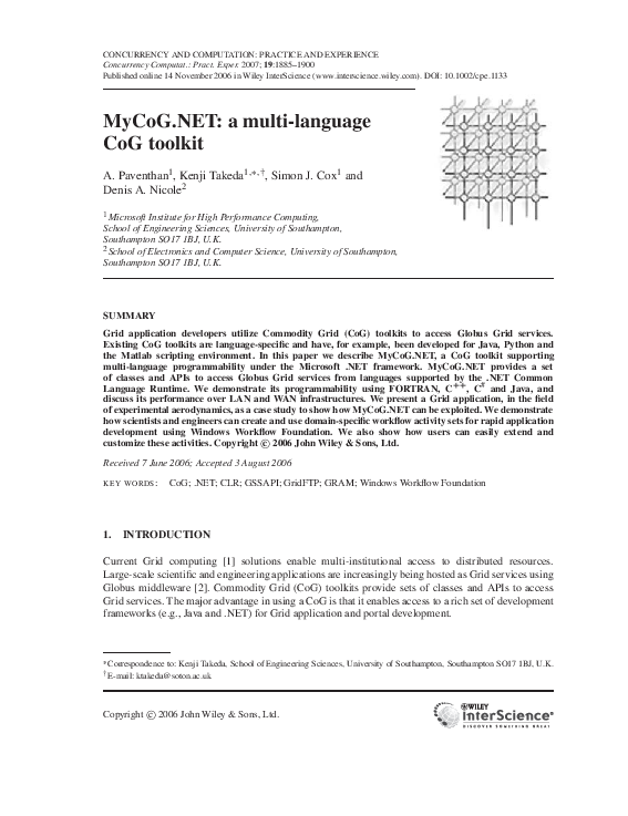 (PDF) MyCoG.NET: a multi-language CoG toolkit