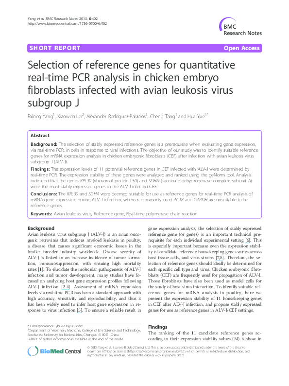 Pdf Selection Of Reference Genes For Quantitative Real Time Rt Pcr Analysis In Citrus