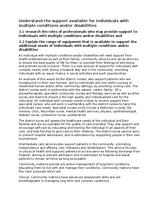 (DOC) Understand the support available