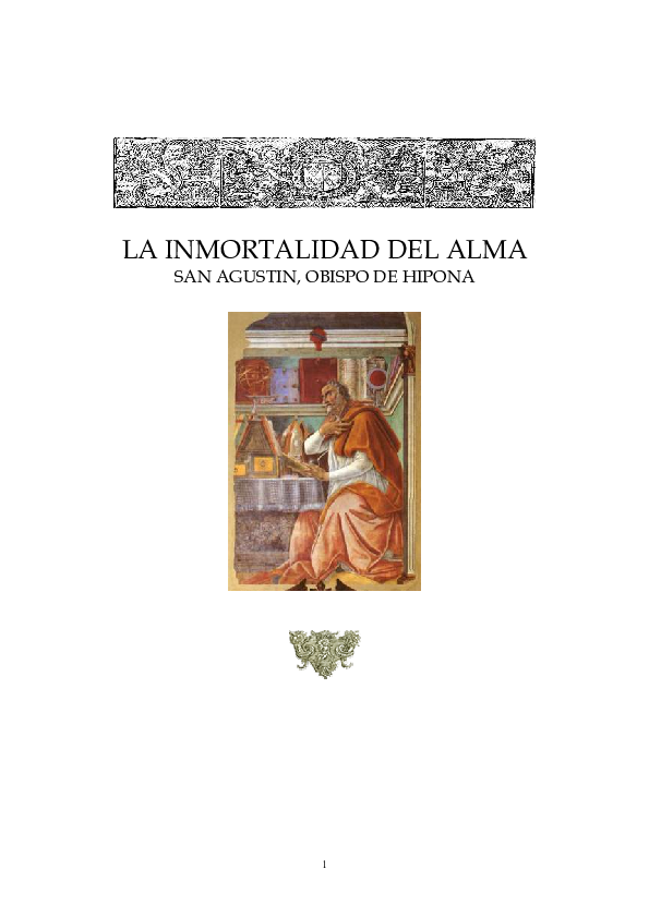(PDF) LA INMORTALIDAD DEL ALMA