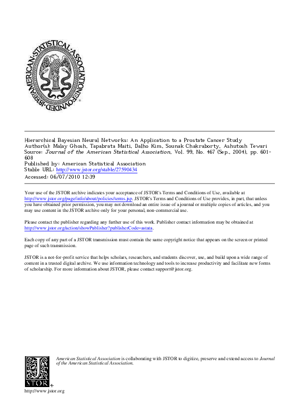 Pdf Hierarchical Bayesian Neural Networks