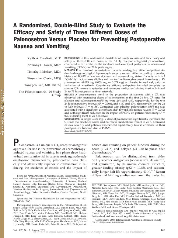 (PDF) A randomized, double-blind study to evaluate the efficacy and ...
