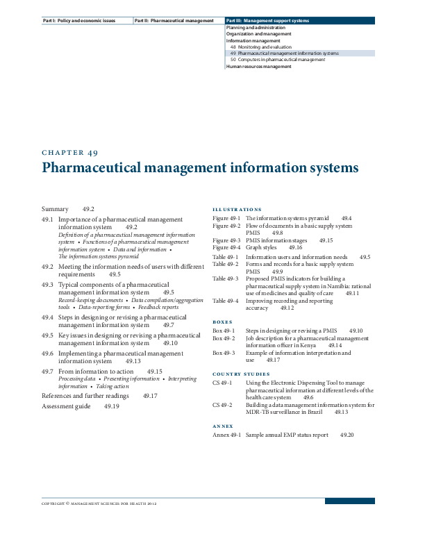(PDF) Pharmaceutical management information systems Definition of a ...